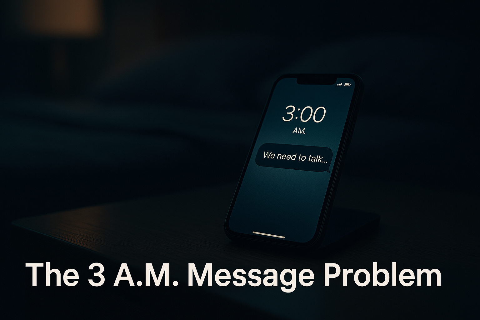The 3 A.M. Message Problem: Boundaries for Over-Communicating Exes ...